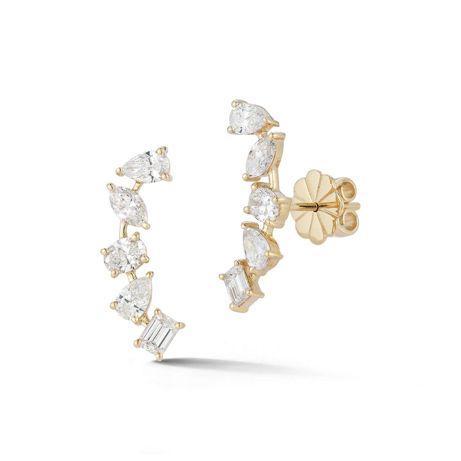 Multi Shape Diamond Stud Earrings – Golden Jeweler Viejo San Juan